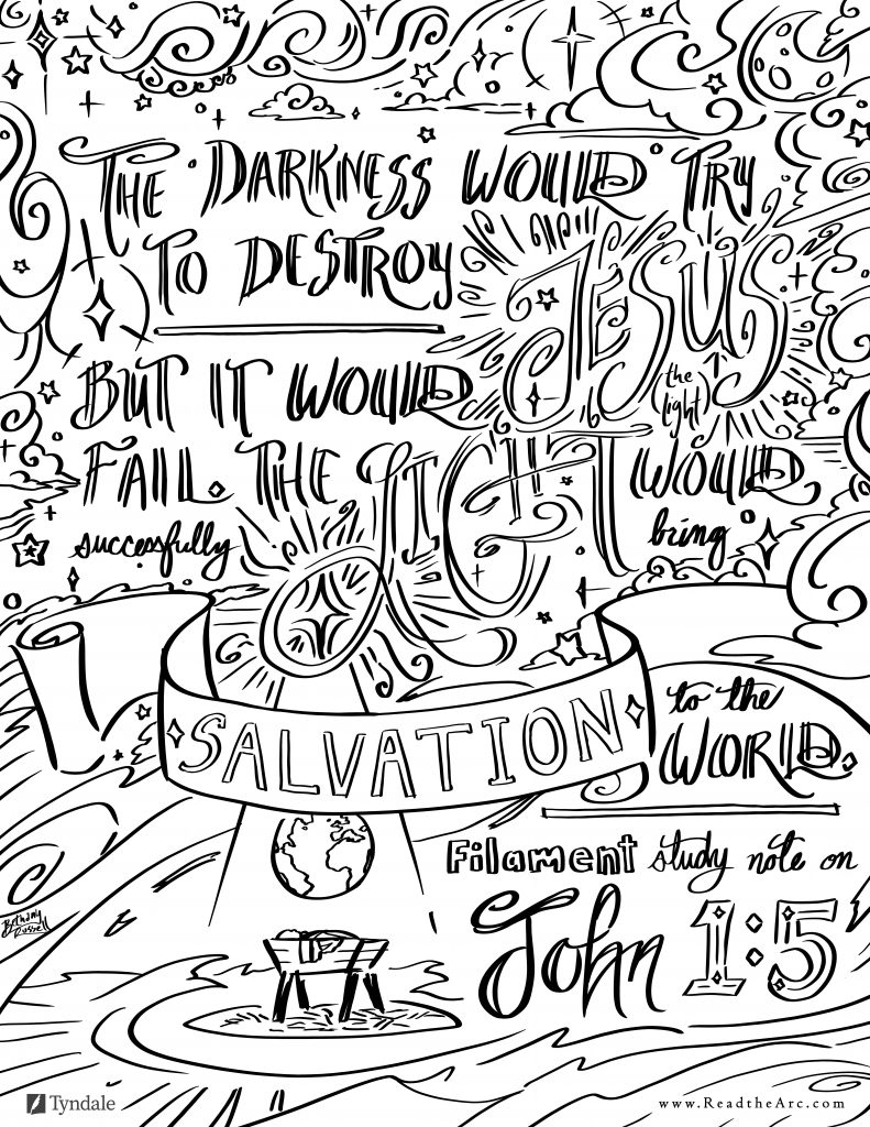 Free Printable Holiday Bible Verse Coloring Pages - The Arc